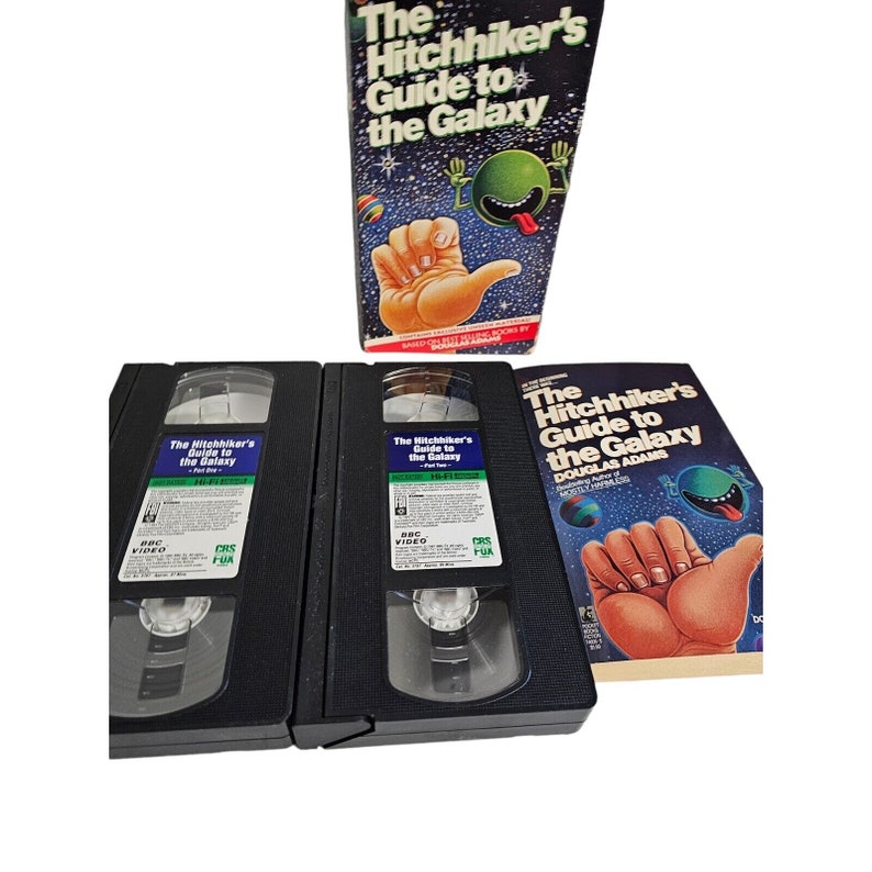 Vintage the Hitchhiker's Guide to the Galaxy Collector Edition VHS Box ...
