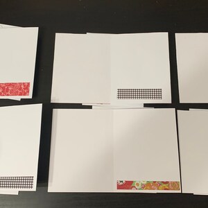 Handmade Blank Notecards Set of 6 Authentique Cheerful Collection ...