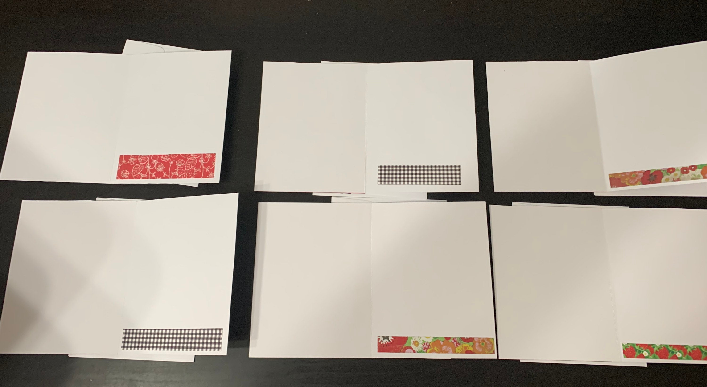 Handmade Blank Notecards Set of 6 Authentique Cheerful Collection ...