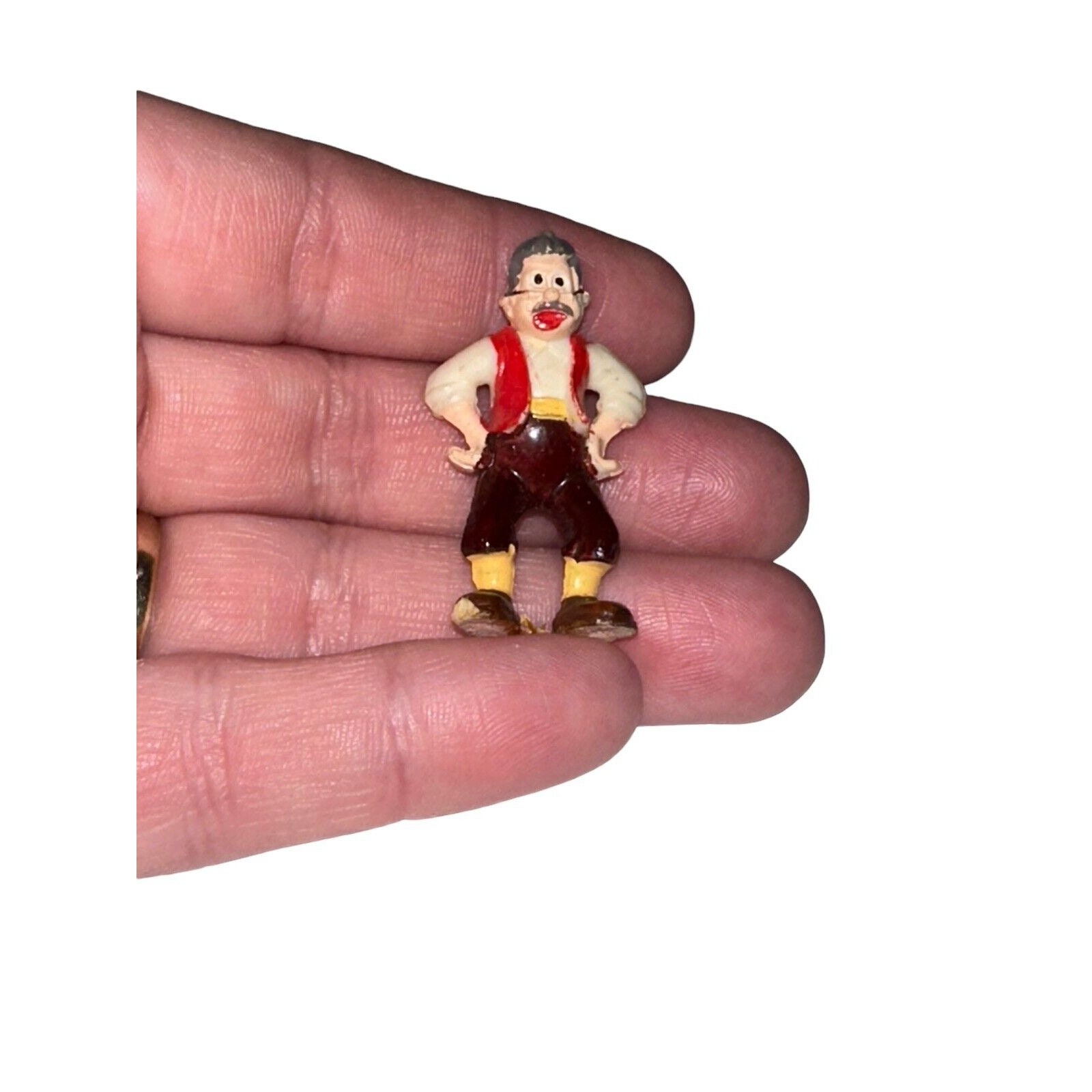 Vintage Hand Painted Disneykins Marx Plastics Figurine Geppetto ...