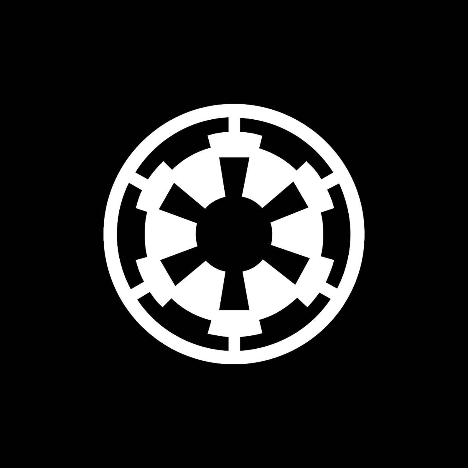Star Wars Imperial Cog Decal Empire Sticker Dark Side Decal | Etsy
