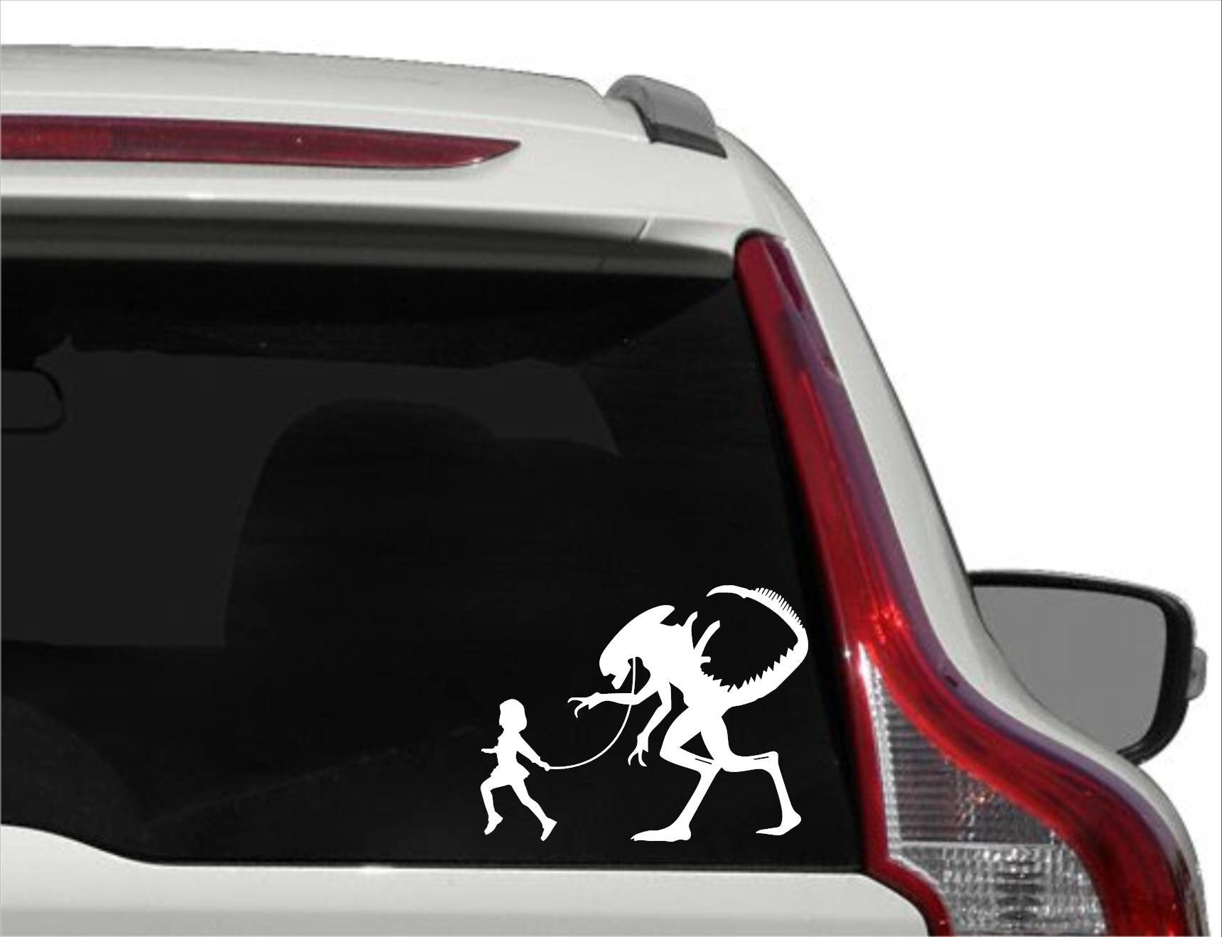 Alien Decal Alien Movie Xenomorph Decal Silhouette Sticker | Etsy