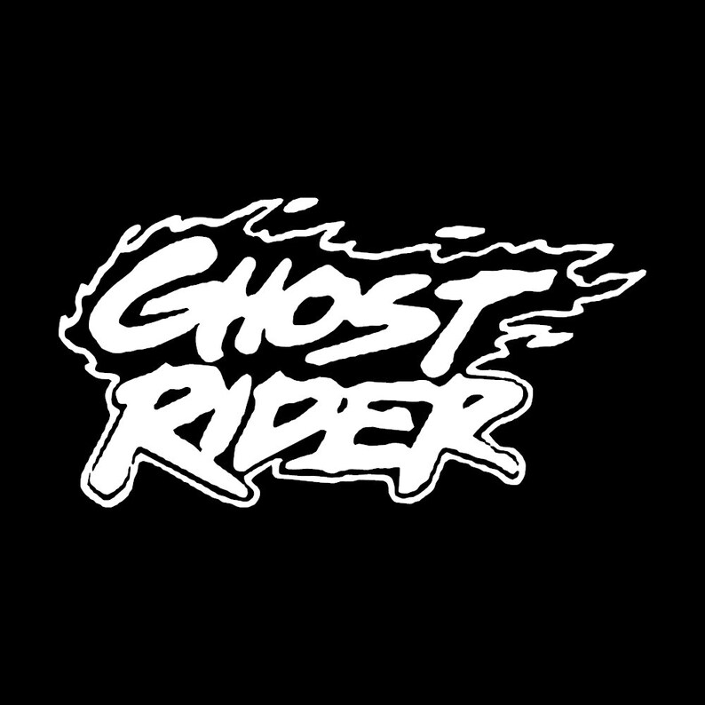 Ghost rider decal ghost rider logo vinyl decal spirit of | Etsy