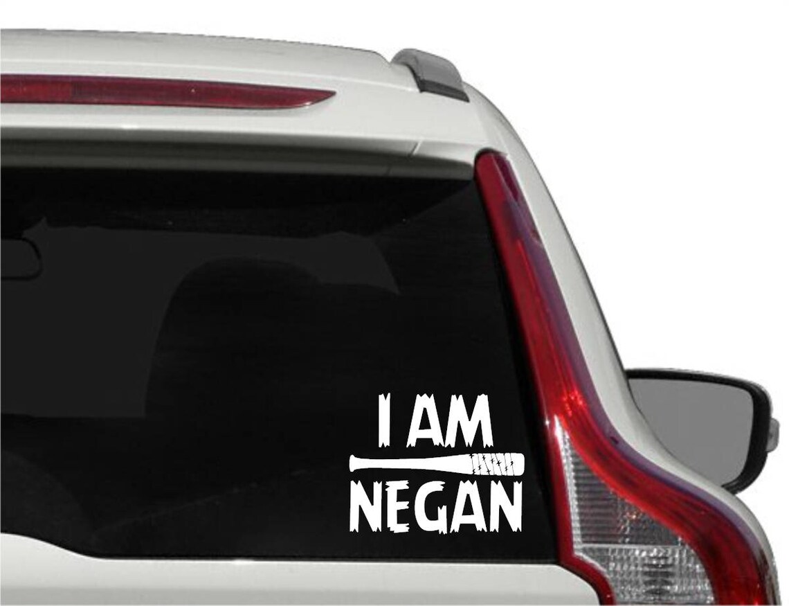 I Am Negan Decal the Walking Dead Decal TWD Negan Sticker | Etsy