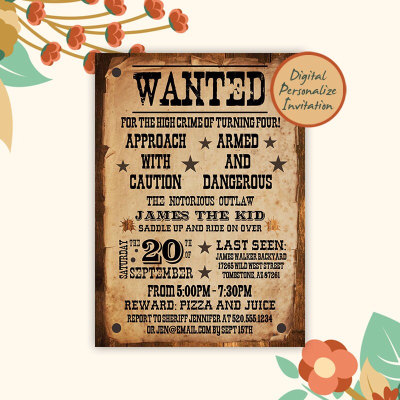 Poster Invitation - Etsy