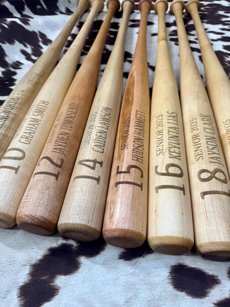 Personalized Laser Engraved Baseball/softball Bats – Custom Text ...