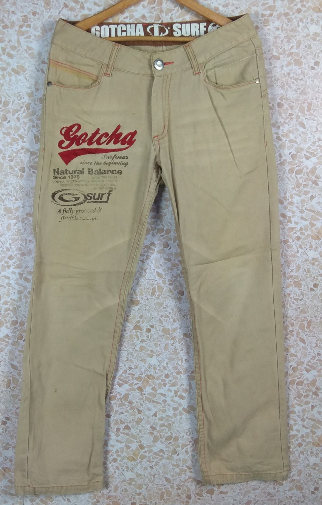 Vintage Gotcha Surf Surfing Jeans Denim Trousers Pants Surfwear ...