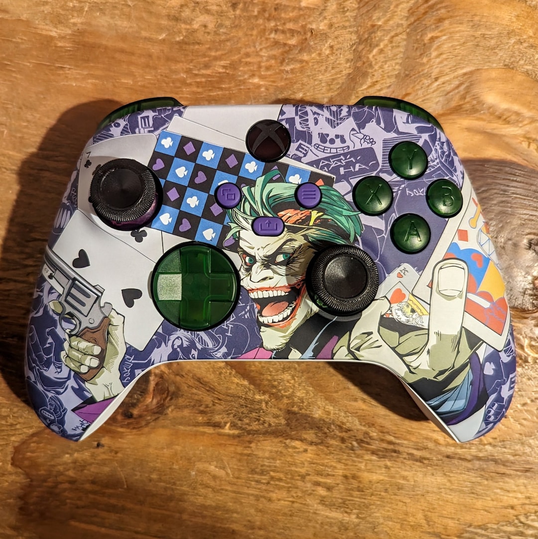 Custom Joker Xbox Wireless Controller for Xbox One, Series S X and PC ...