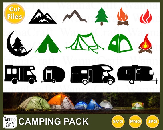 Camping SVG Pack. Craft a Family Camping Trip Shirt and More. | Etsy