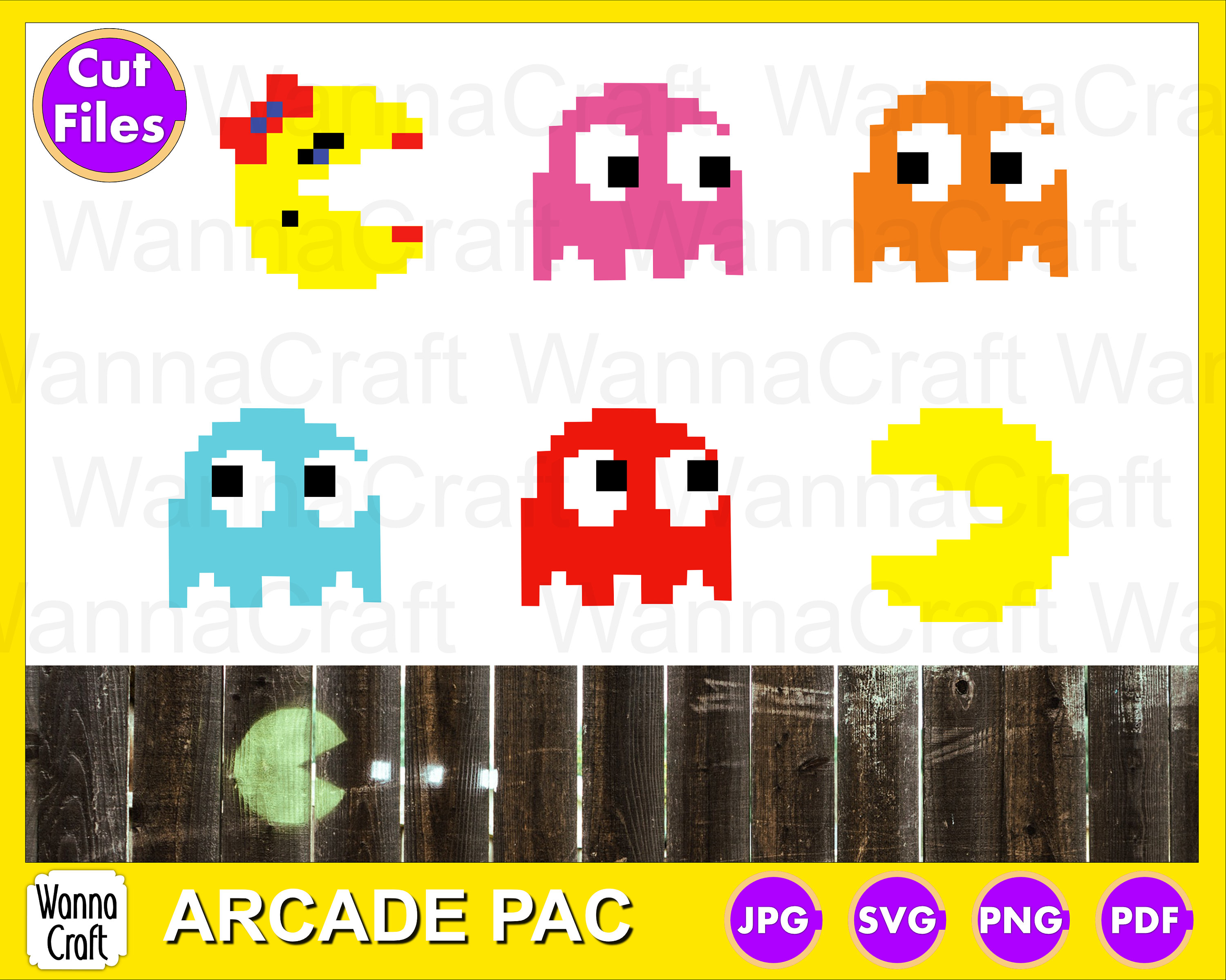 Pacman Ghost Pixel
