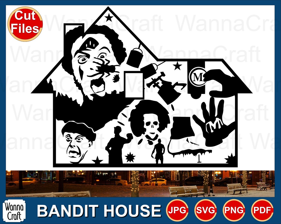 Home Alone Wet Bandits Cut File for Cricut, Silhouette and More. Home ...