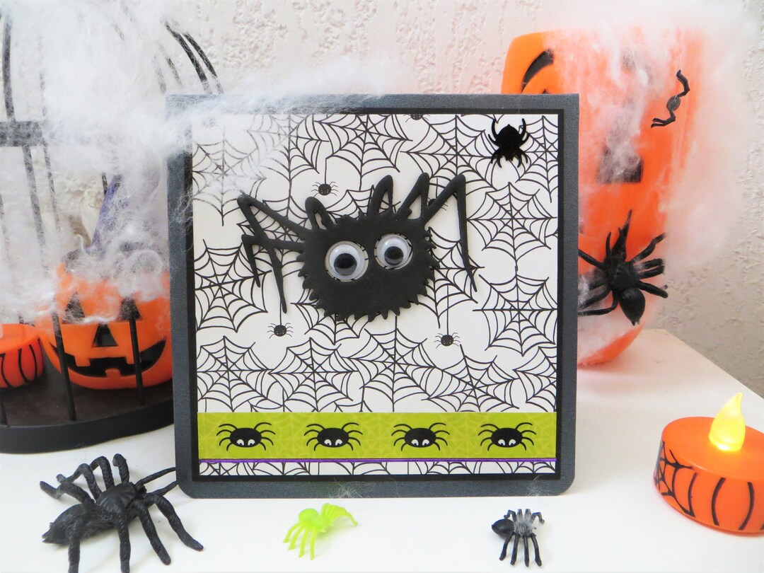 Halloween Card, Spider, Halloween, Fear, Original Interactive Card ...