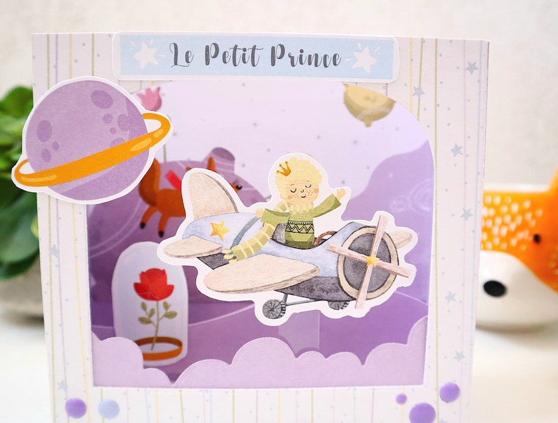 The Little Prince, Birthday Card, All Occasions, Pop-up Card, Original ...