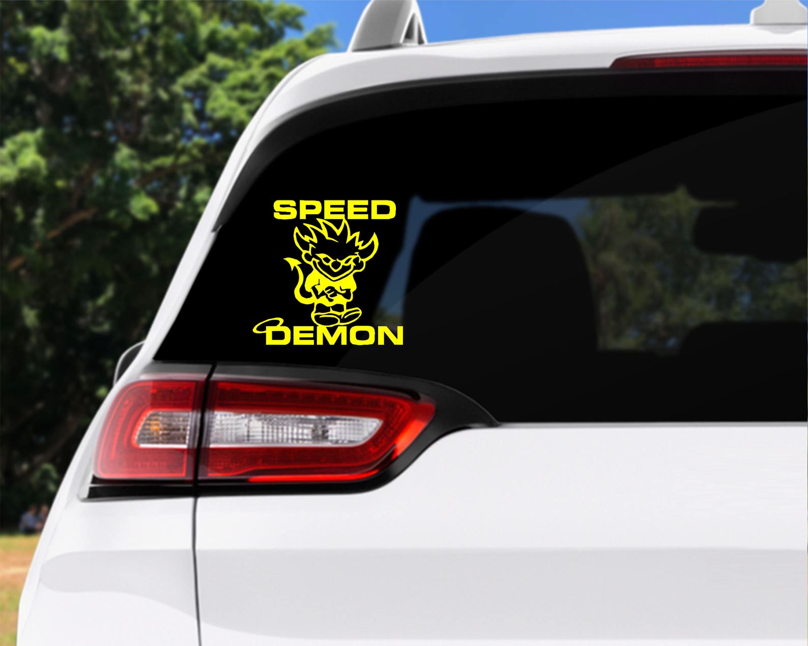 Speed Demon Decal Cartoonscartoon Charactersvinyl | Etsy
