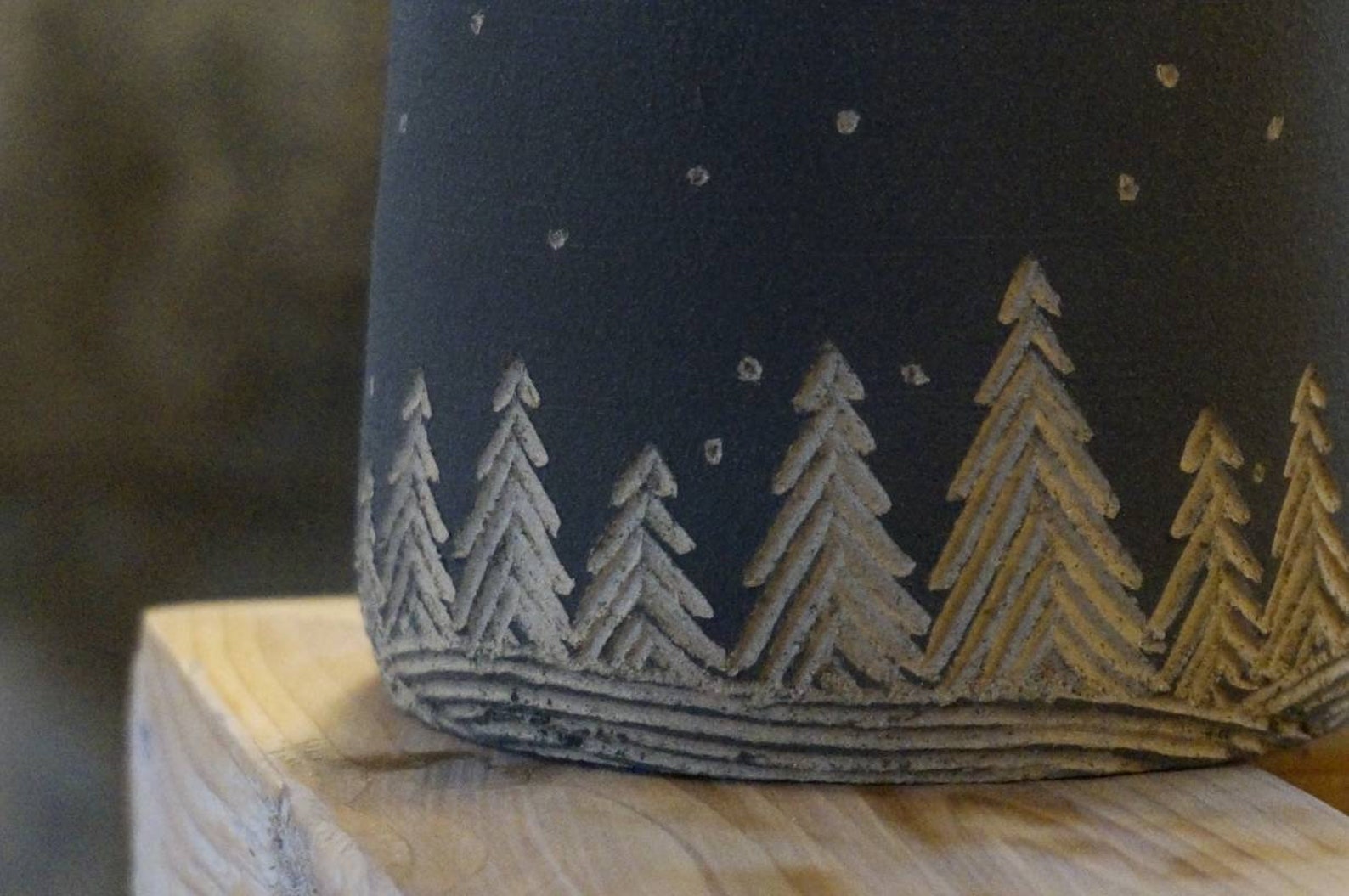 Carved Trees Handmade Ceramic Succulent Pots Clay Pottery - Etsy