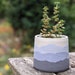 Purple Mountain Ridges Handmade Ceramic Pottery Planter - Etsy
