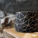 Carved Triangles Handmade Ceramic Succulent Pots Clay Pottery - Etsy