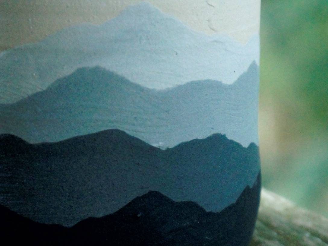 Mountain Ridges Handmade Ceramic Pottery Planter Succulent | Etsy