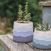 Purple Mountain Ridges Handmade Ceramic Pottery Planter - Etsy
