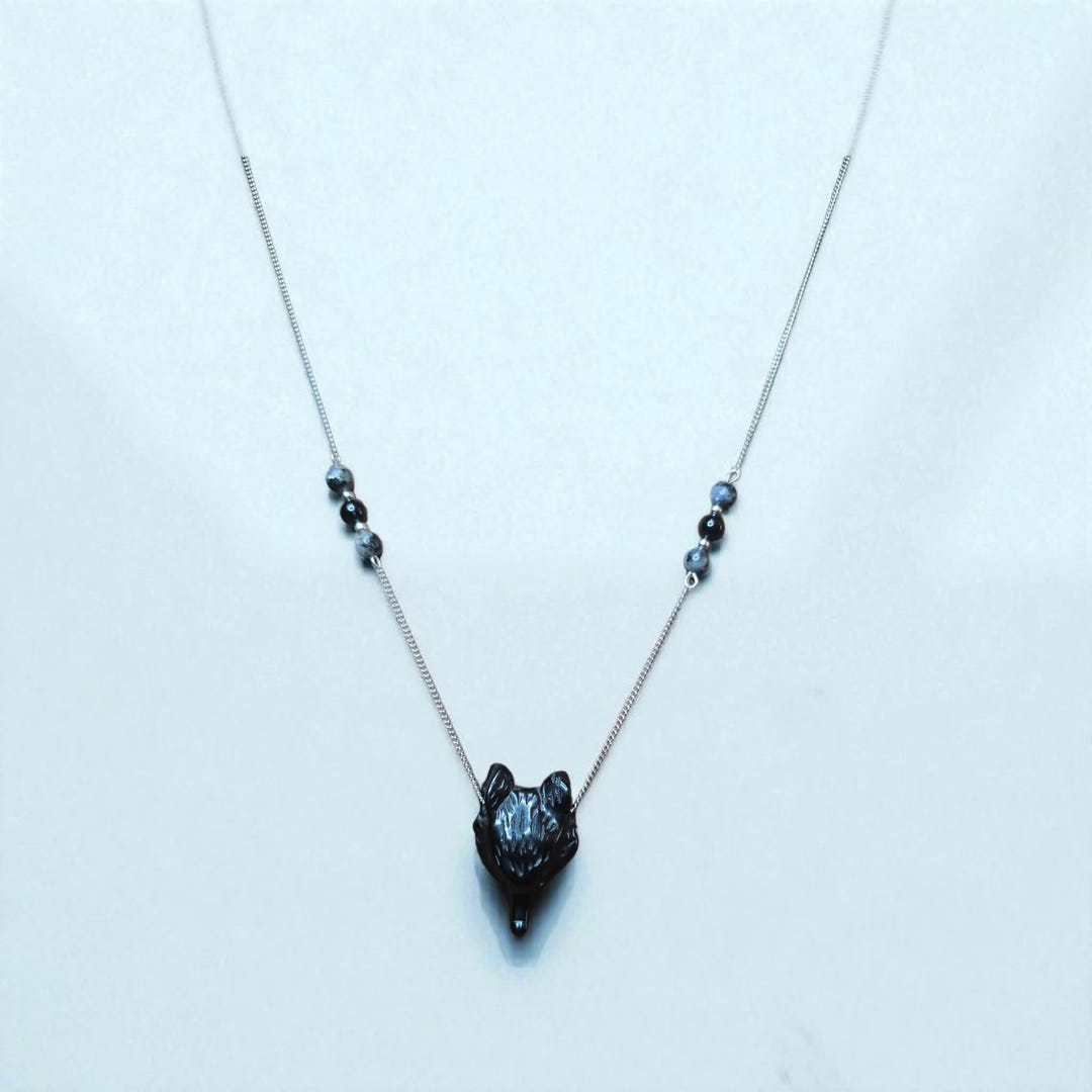 Wolf Anchor Necklace - Etsy