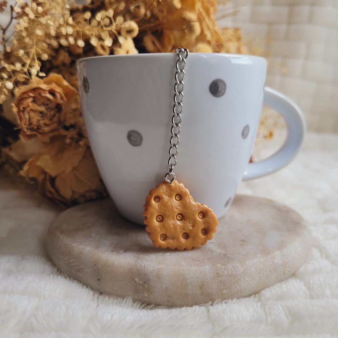 Tea Ball With Resin Heart Biscuit Pendant – Gourmet Infuser Perfect for Tea Time. - Etsy