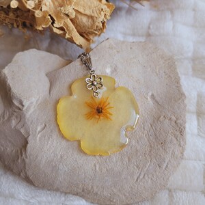Crystallized California Poppy Dried Flower Pendant. Sold Alone or With ...