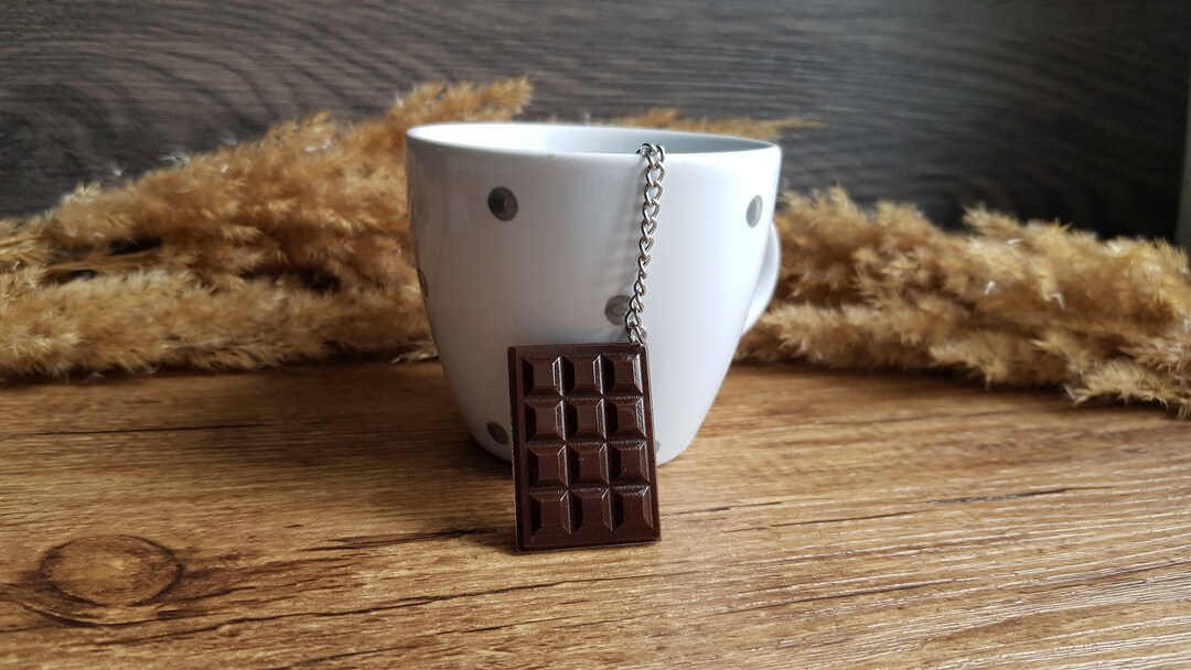 Dark Chocolate Bar Tea Ball. Gourmet Tea Ball. Dark Chocolate Bar Tea ...