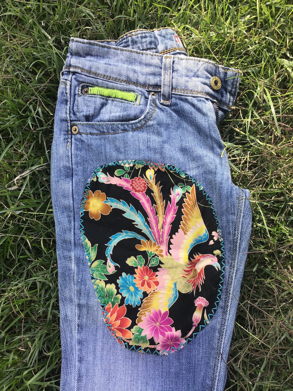 Jean Lévis Floral Customised for Women - Etsy UK