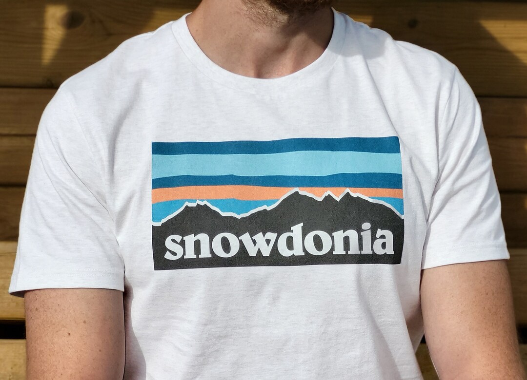 Snowdonia T-shirt: Welsh Mountain Design - Etsy UK