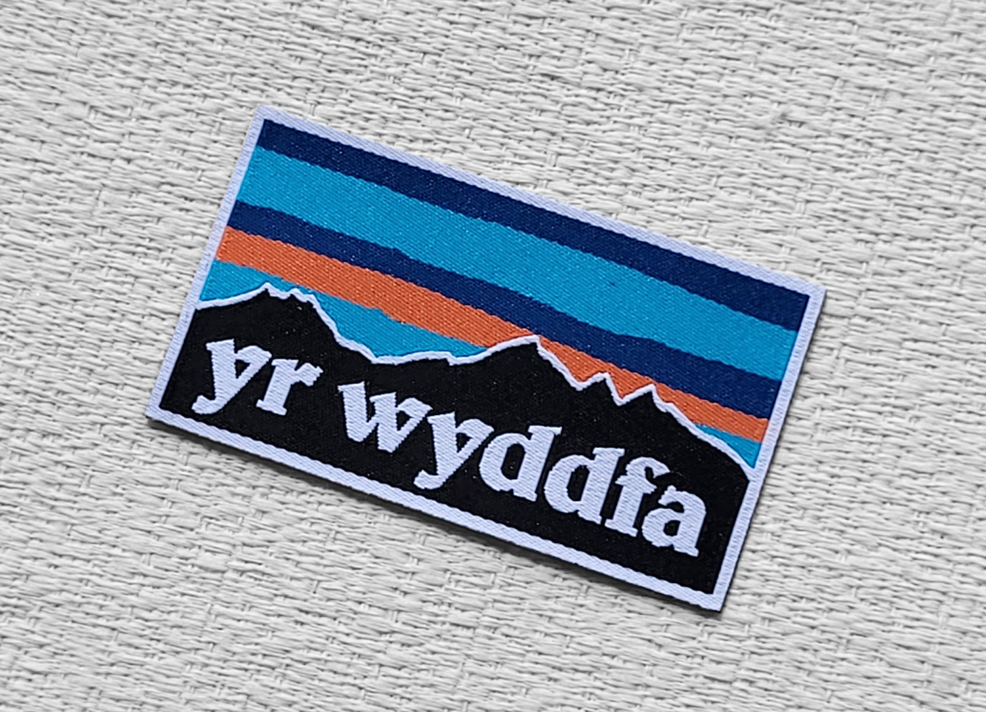 Yr Wyddfa Patch, Snowdon Patch, Snowdon Souvenir, Welsh Gift, Iron on ...