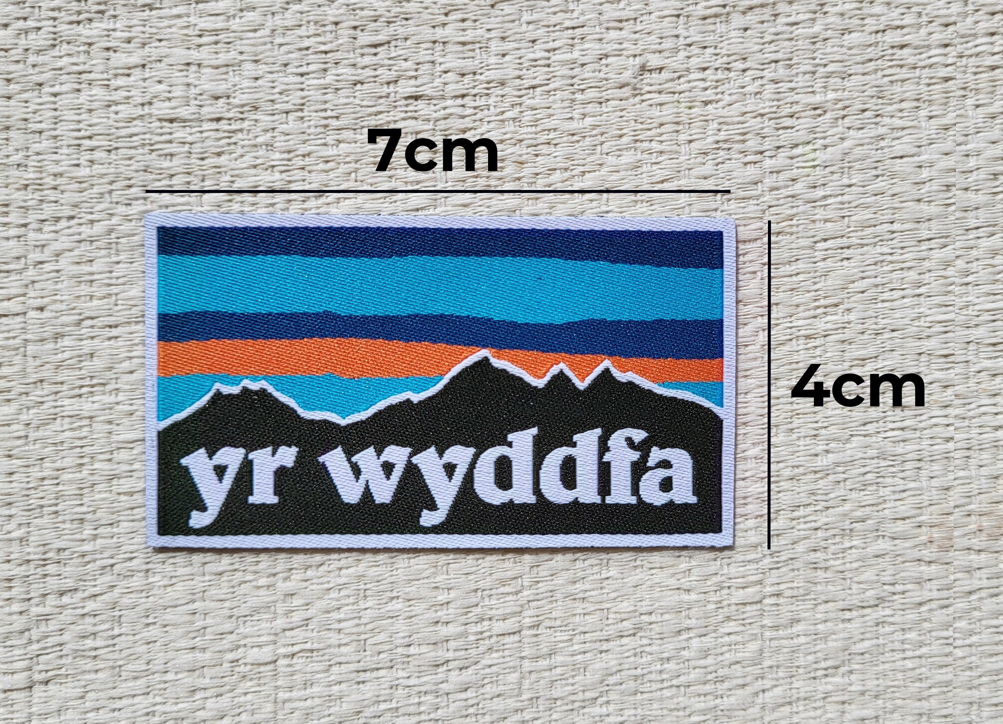Yr Wyddfa Patch, Snowdon Patch, Snowdon Souvenir, Welsh Gift, Iron on ...