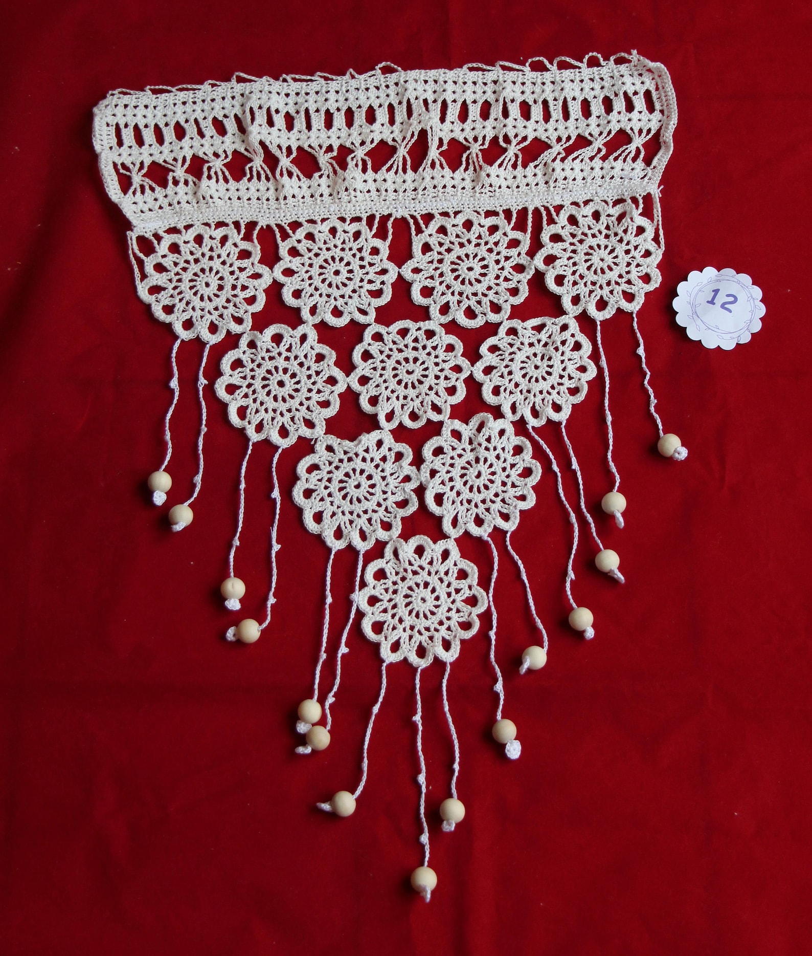 Rideau dentelle Rideau crochet Rideau OUESSANT Brise bise - Etsy France