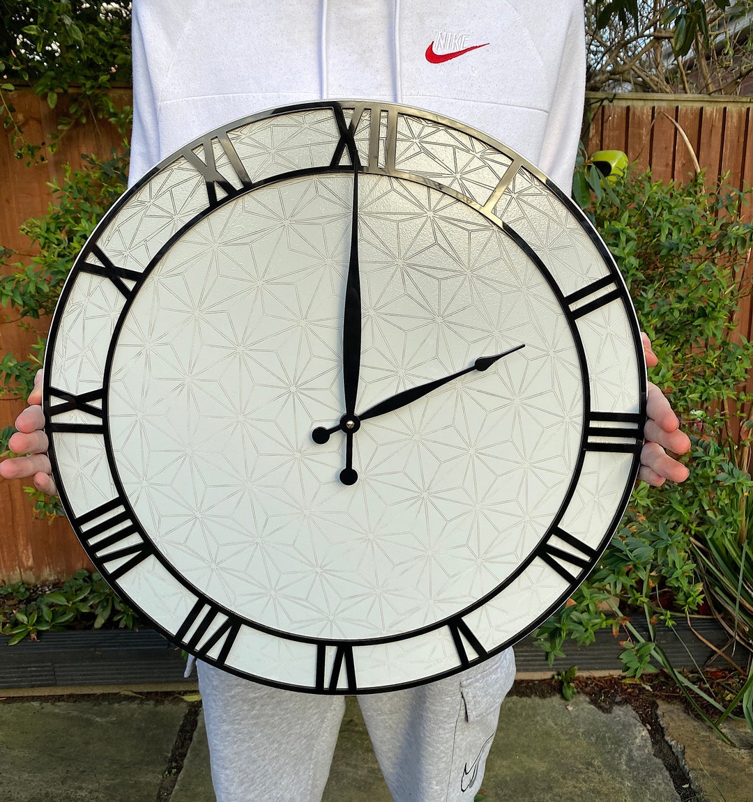 Wood Epcot Inspired Wall Clock – Spaceship Earth Design – Home Decor ...