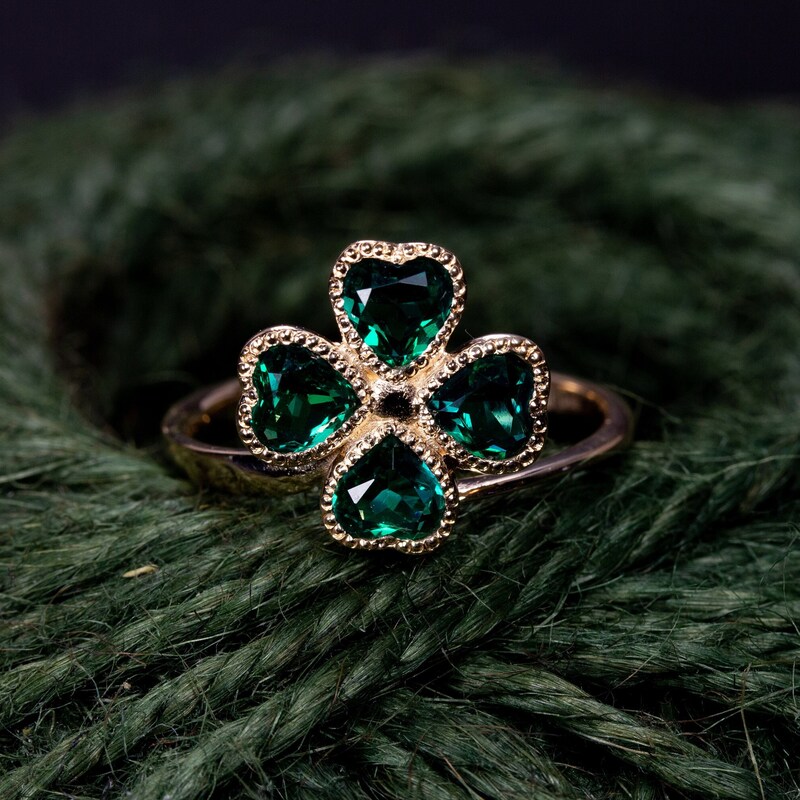 Clover Ring - Etsy