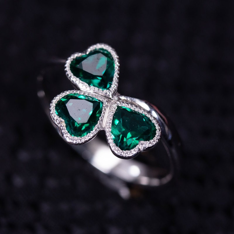 Shamrock Ring - Etsy