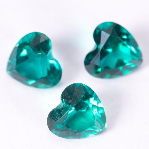 Lab Created Emerald Hydrothermal Emerald Round Shape AAA - Etsy