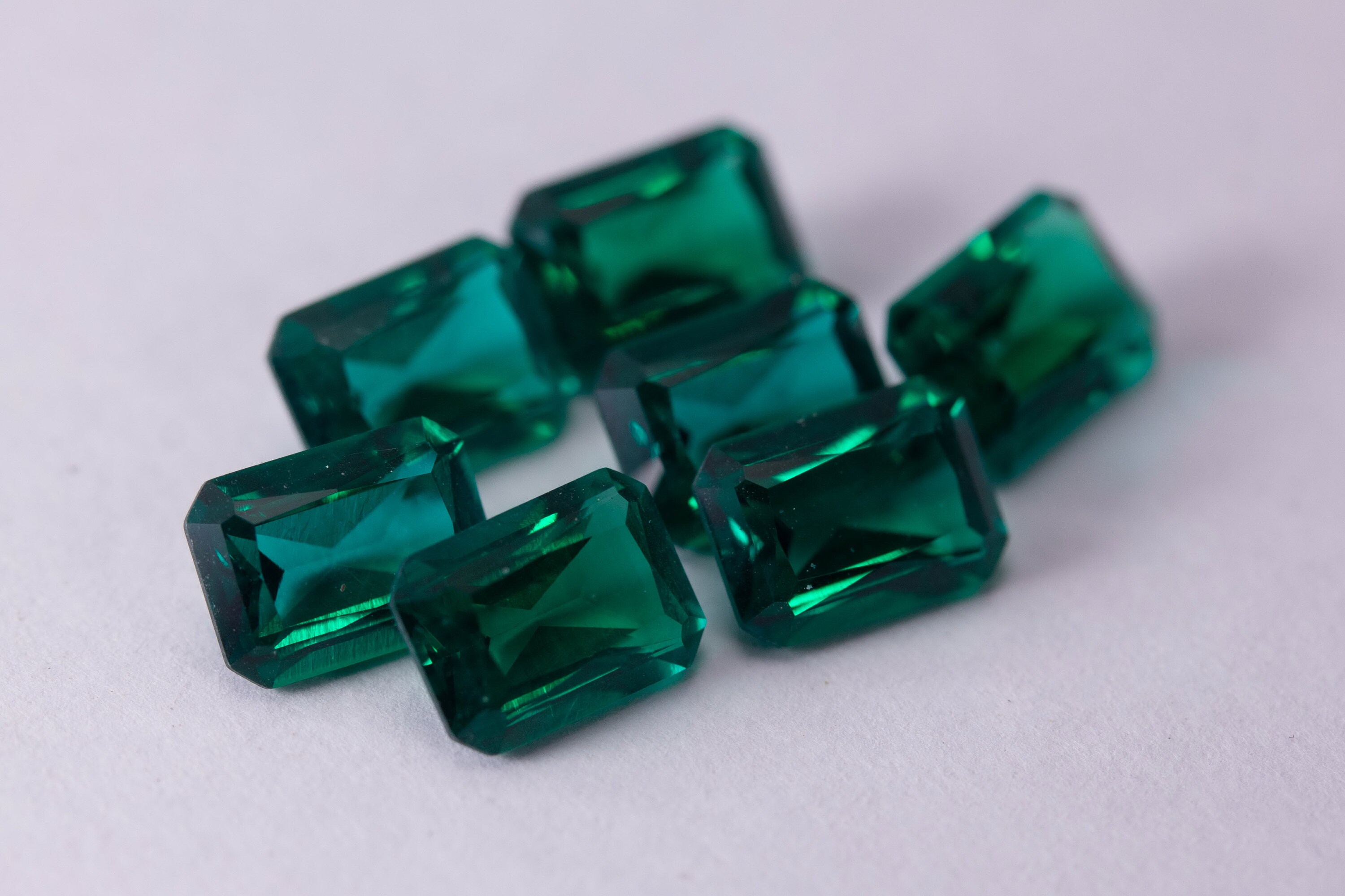 Lab Created Emerald Hydrothermal Emerald Emerald Shape - Etsy