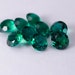 Lab Created Emerald | Hydrothermal Emerald | Round Shape AAA+ Quality ...