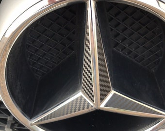 Mercedes Benz A,C,B,GLA,GLK,CLA Class Carbon Fibre Look Front Grille ...