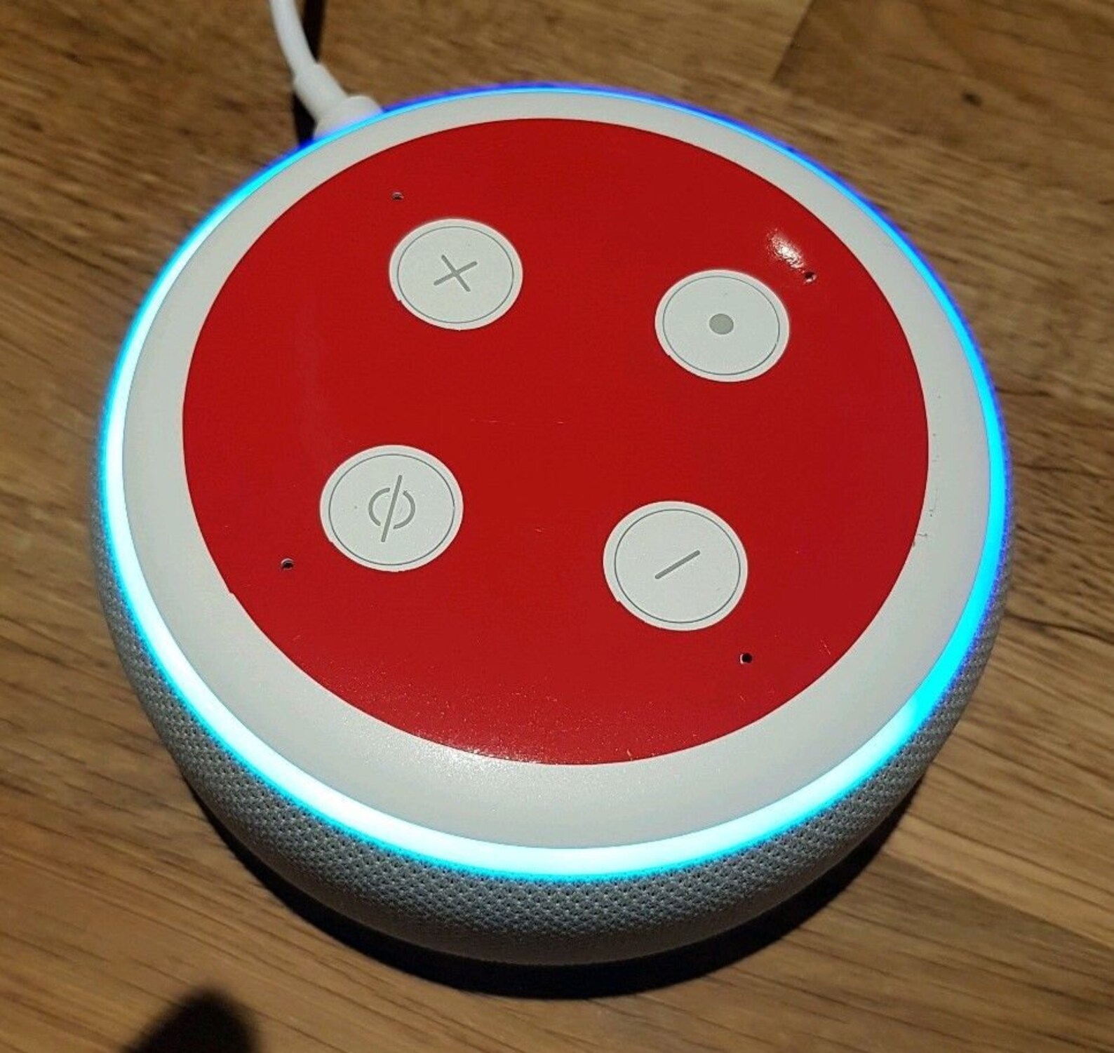 Amazon Echo Dot Vinyl Sticker Cover Red - Etsy