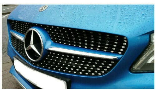 Mercedes Benz A Class W176 Front Grille Diamond Chrome Stickers/decals ...