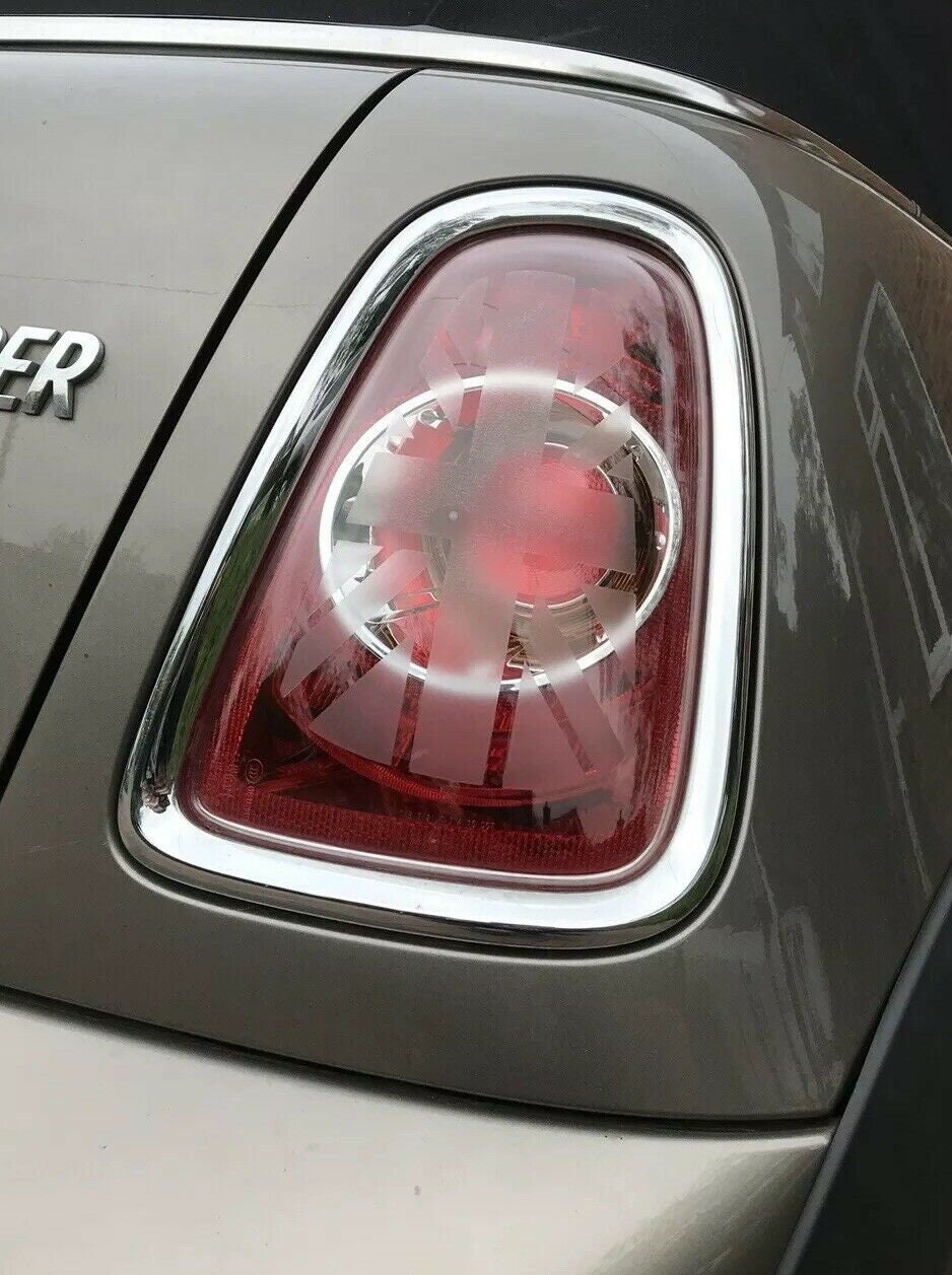 Mini Cooper, Mini One BMW Union Jack Back Light Decal Stickers - Etsy ...