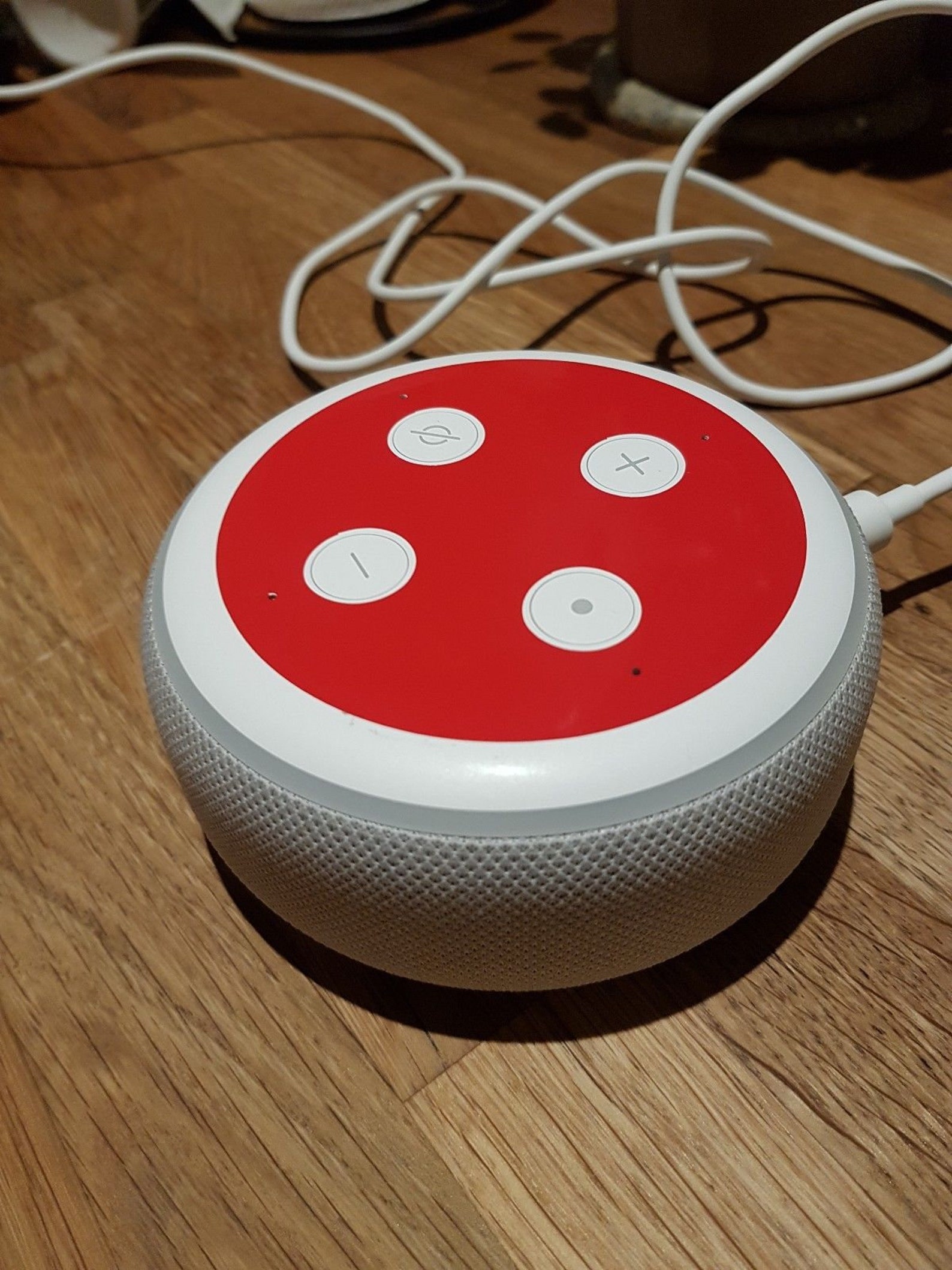 Amazon Echo Dot Vinyl Sticker Cover Red - Etsy