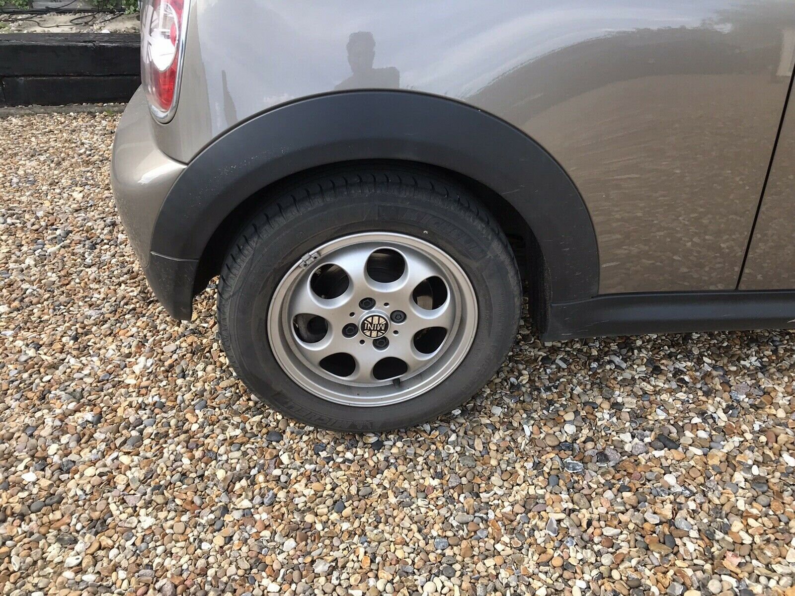 Mini Cooper, One, Clubman, Works, BMW Union Jack Wheel Cap Chrome Decal ...