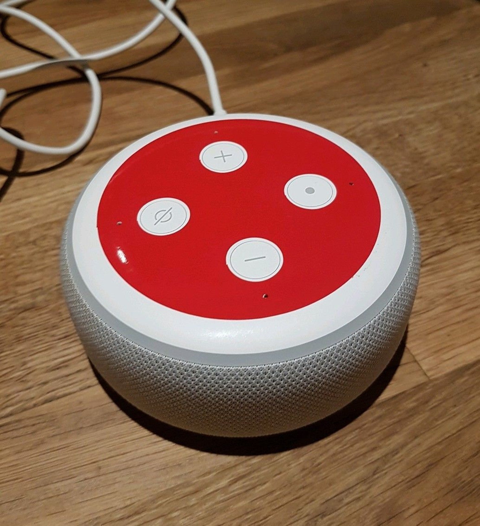 Amazon Echo Dot Vinyl Sticker Cover Red - Etsy