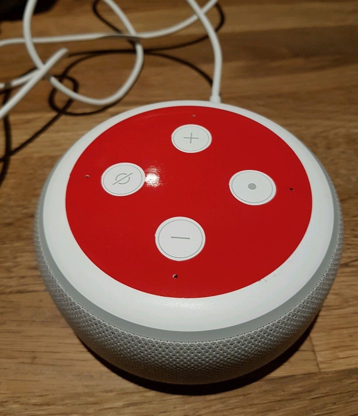 Amazon Echo Dot Vinyl Sticker Cover Red - Etsy