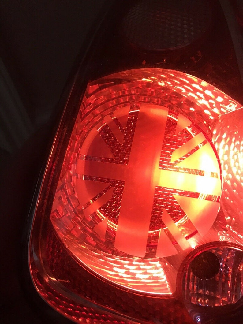 Mini Cooper, One, Clubman 02-06 R50 R52 R53 Union Jack Rear Brake Light ...