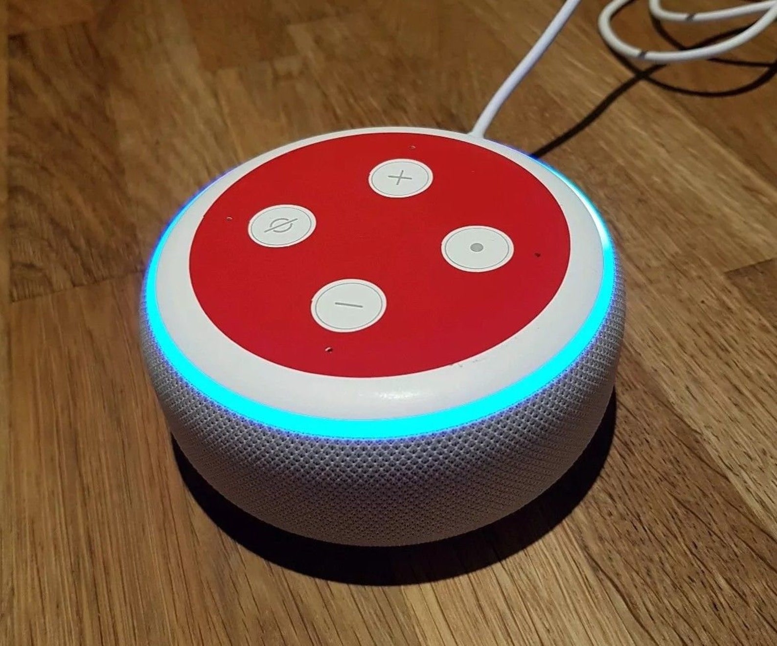 Amazon Echo Dot Vinyl Sticker Cover Red - Etsy