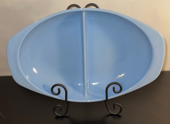 Pyrex Delphite Bluebelle Cinderella Divided Dish | Etsy