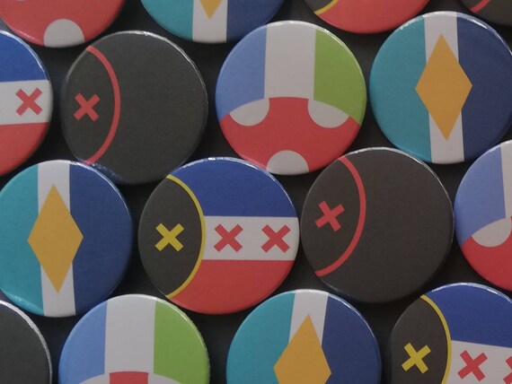 DSMP Flag Pins Dream SMP Flags Pinback Buttons Snowchester - Etsy Israel